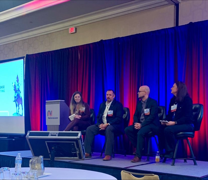 Aim Director of Rental, Josh Lombardo, participates in Rental Sales Panel.
